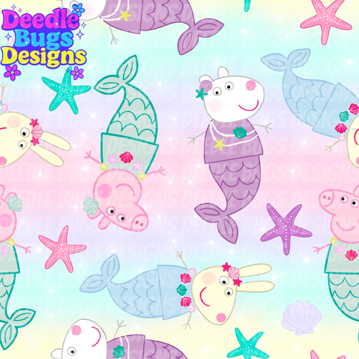 Peppa Mermaid – Deedle Bugs Designs